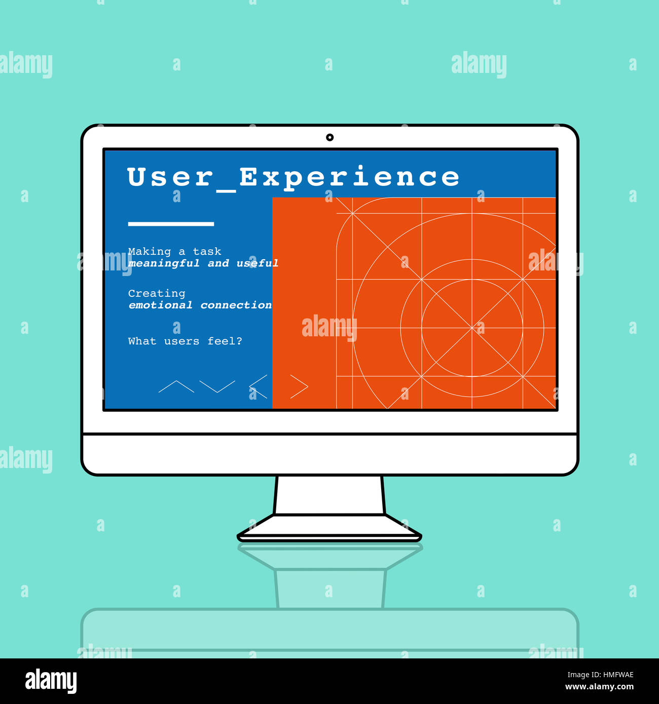 Web Design User Interface Concept Stock Photo - Alamy