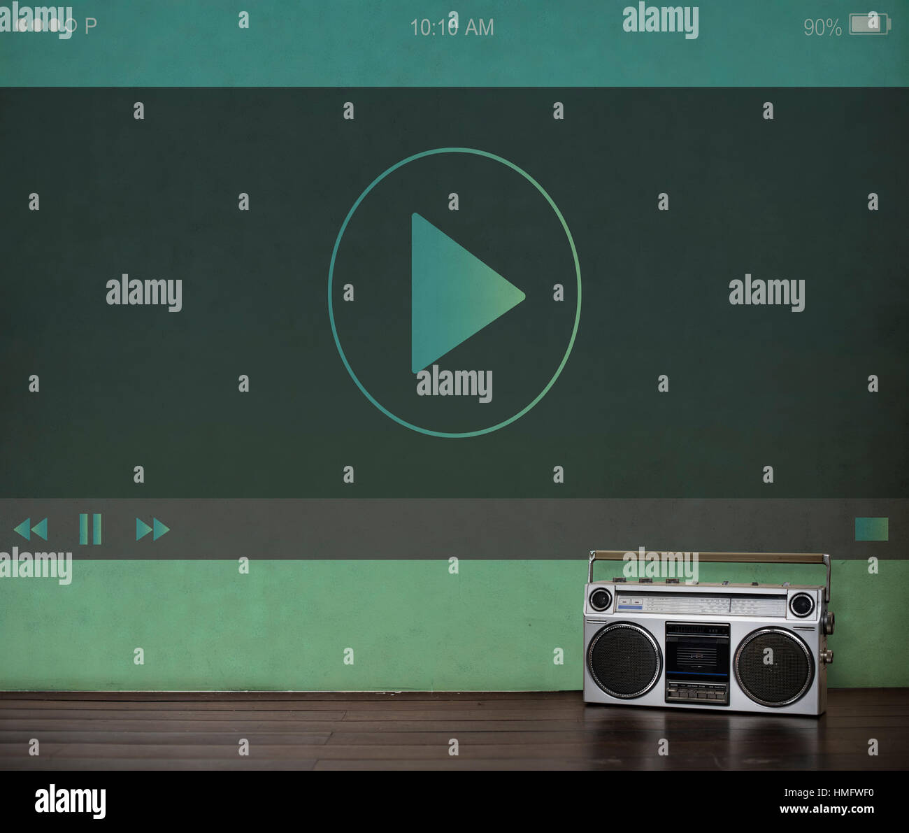 Video player entertainment multimedia hi-res stock photography and ...