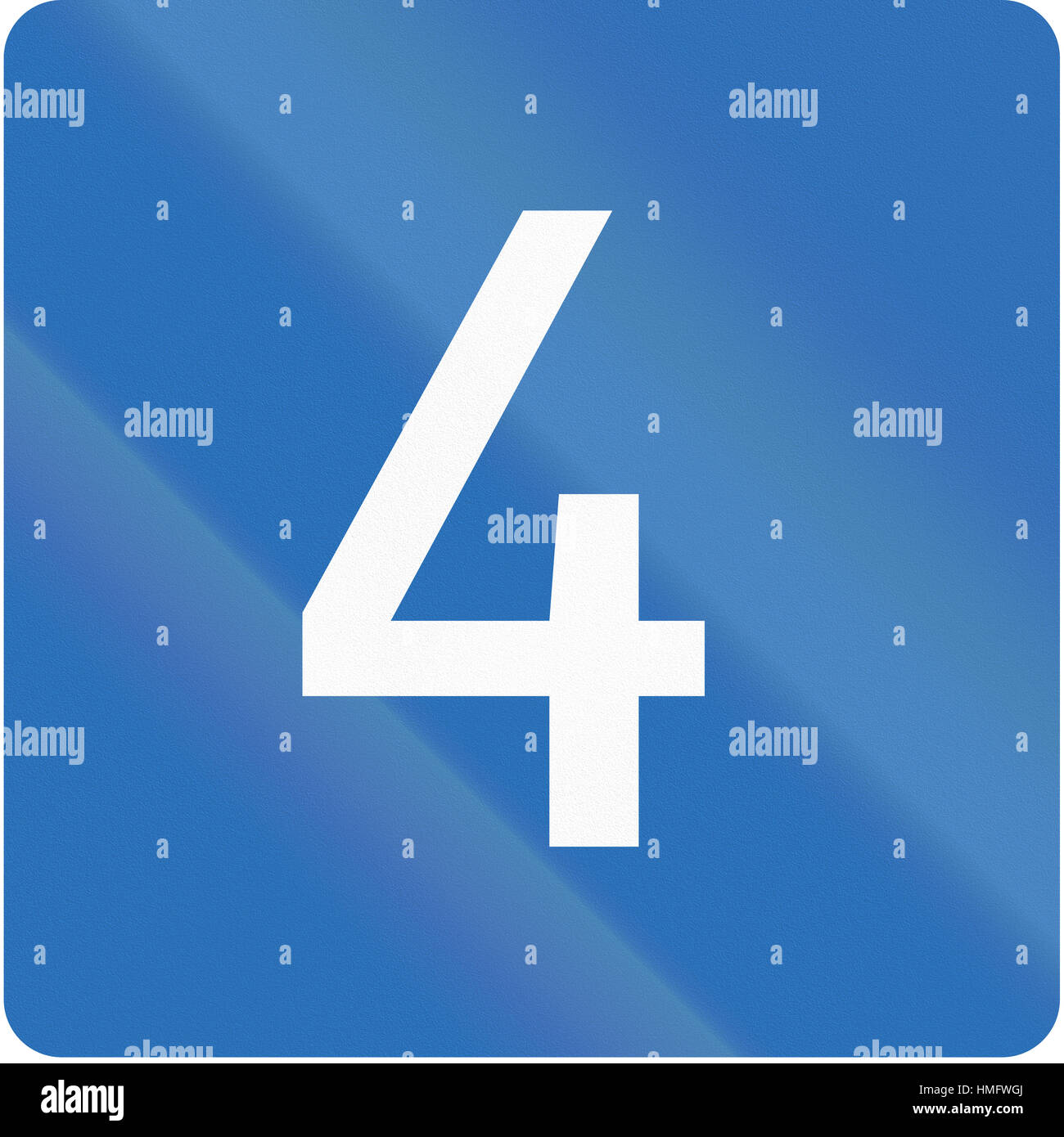 Sign of Bundesstrasse (Federal Road) in Austria Stock Photo - Alamy