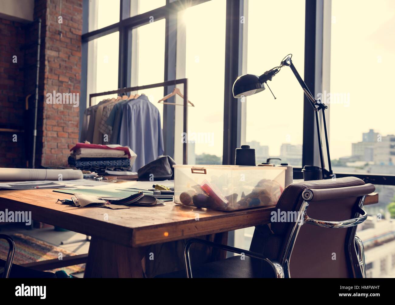 Fashion Design Materials Selection Concept Stock Photo - Alamy