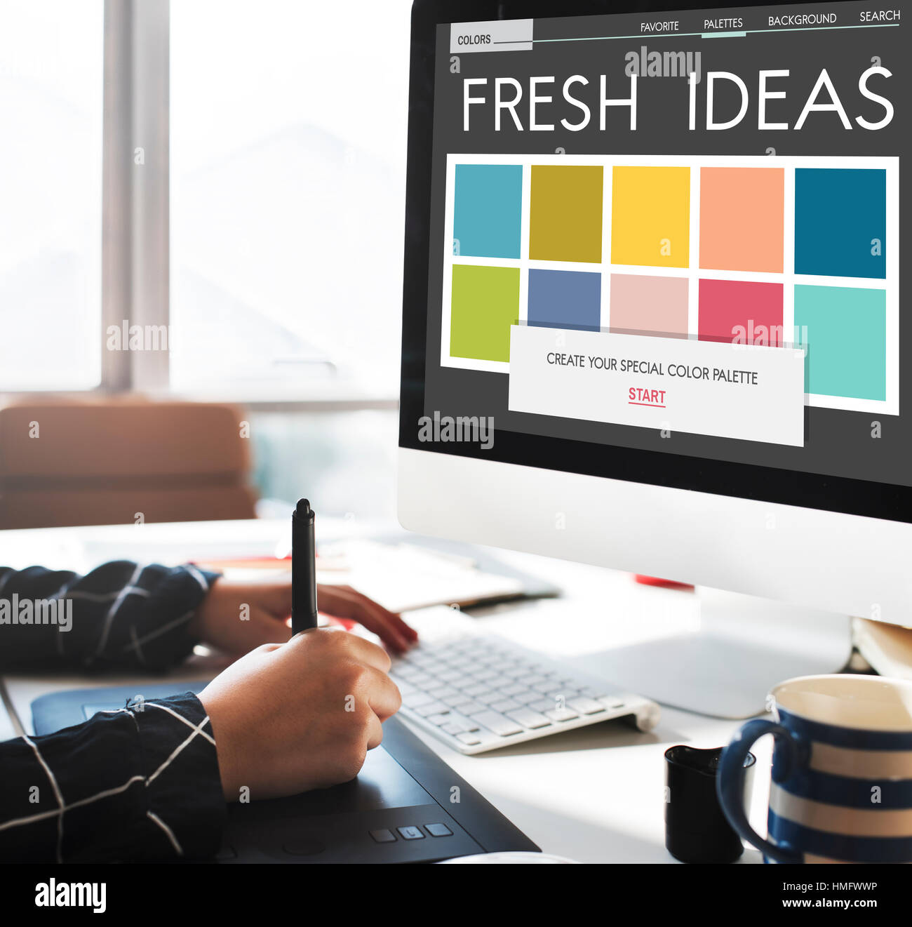 Artist colour chart hi-res stock photography and images - Alamy