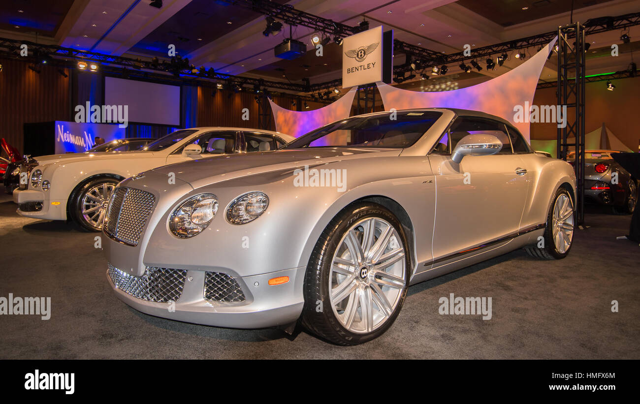 DETROIT, MI/USA - JANUARY 12: The Bentley exhibit at The Gallery ...