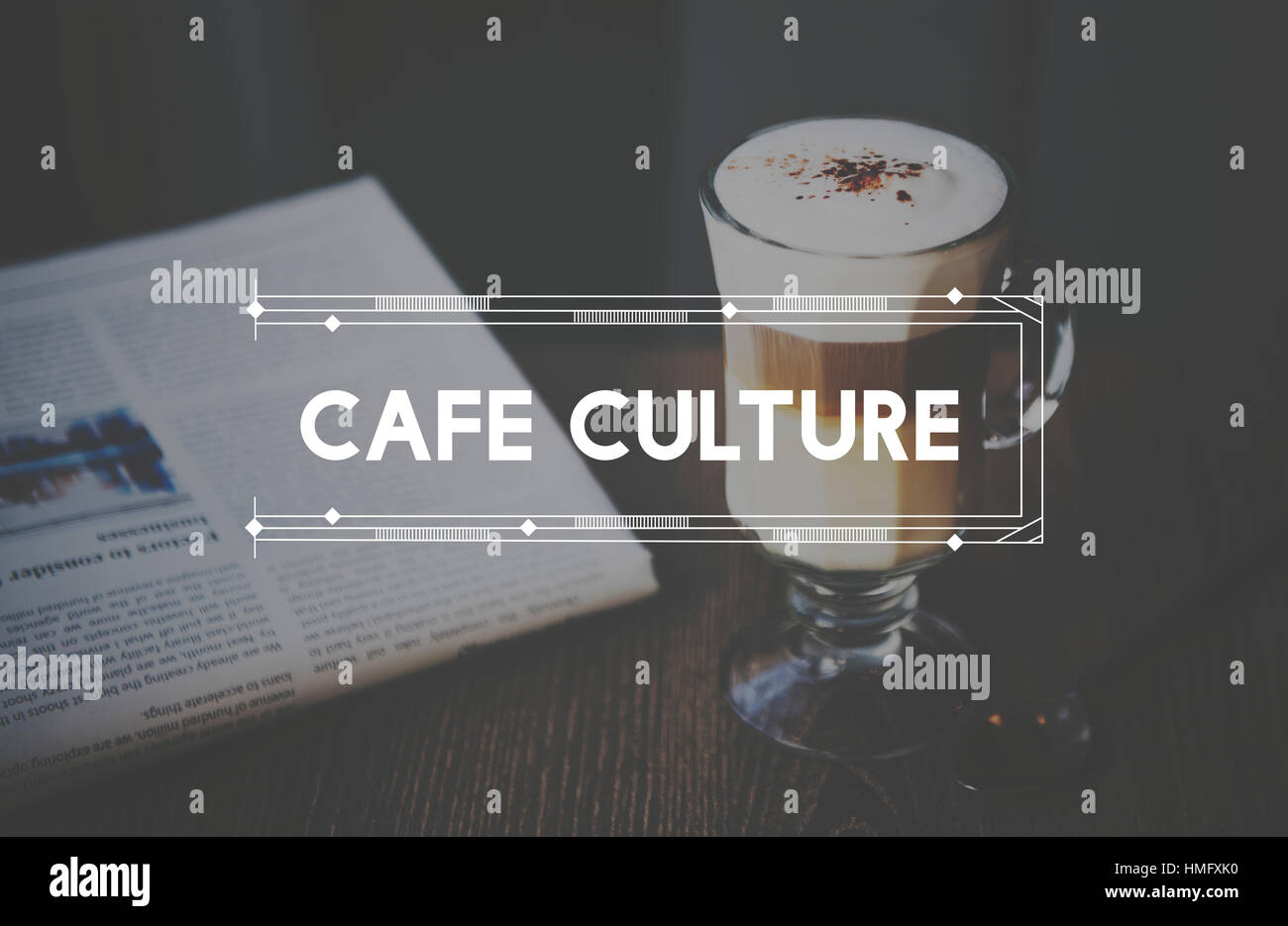Coffee Break Cafe Culture Concept Stock Photo - Alamy