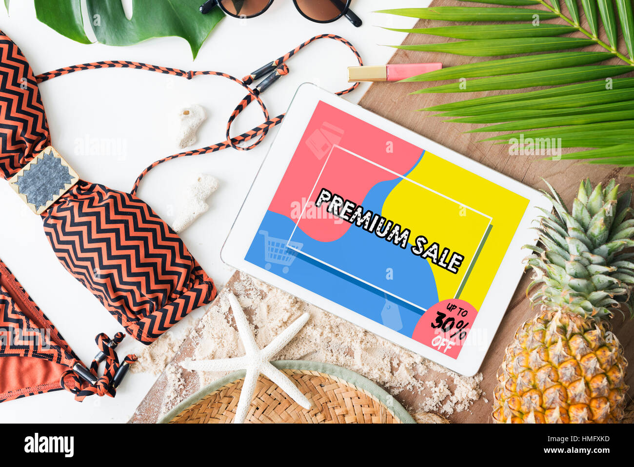 Online shopping promotion sale interface Stock Photo - Alamy