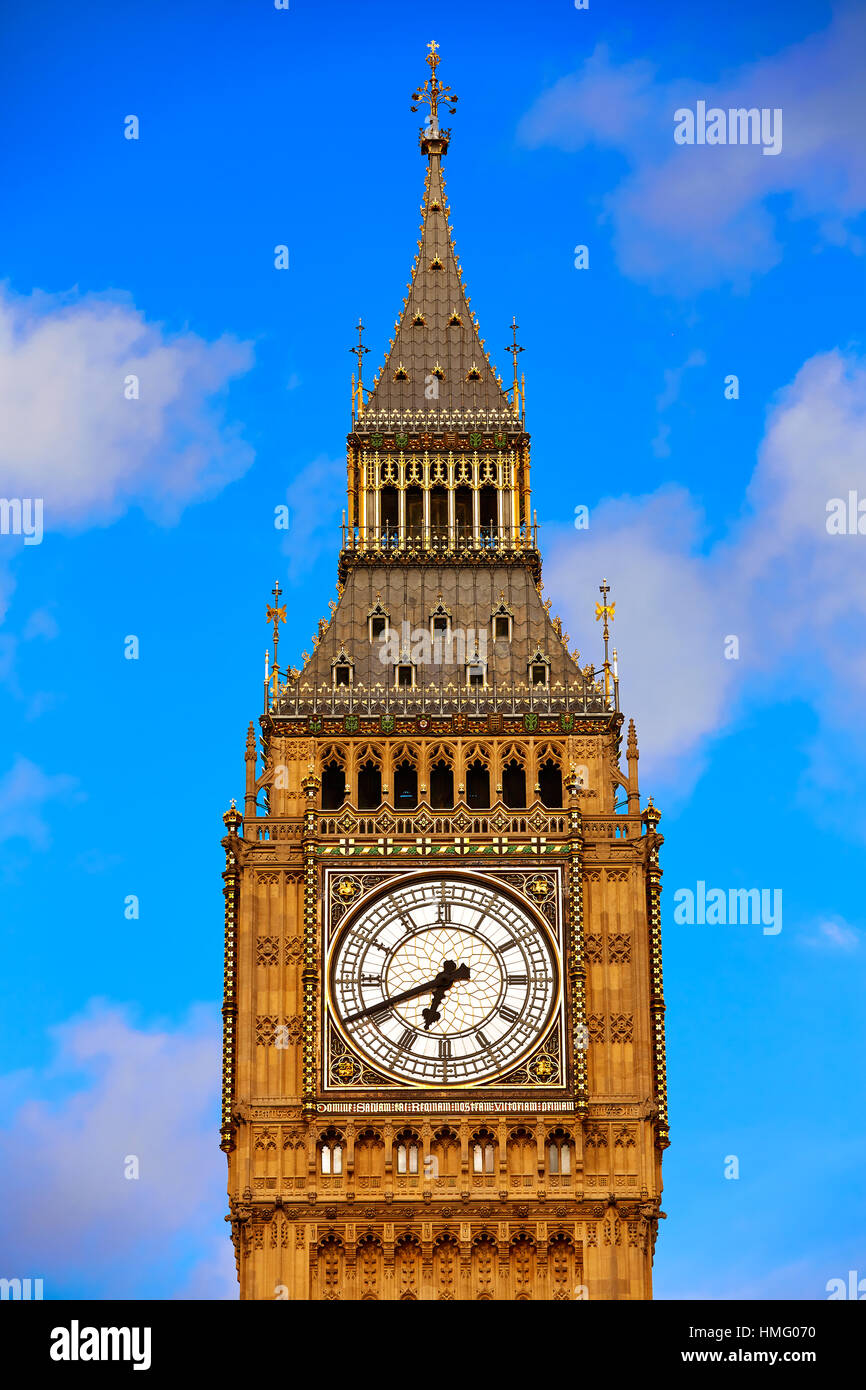 Big Ben Clock Tower closeup in London England Stock Photo - Alamy