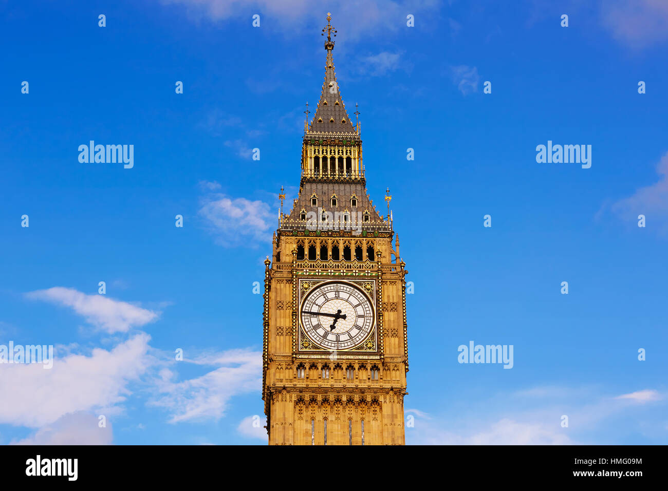 Big Ben Clock Tower closeup in London England Stock Photo - Alamy