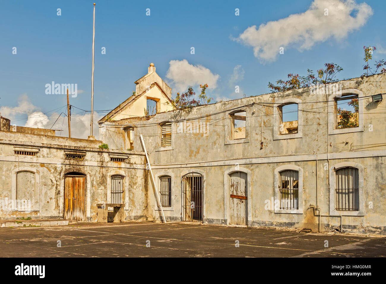 Ruins Of Fort George St. George's Grenada Stock Photo - Alamy