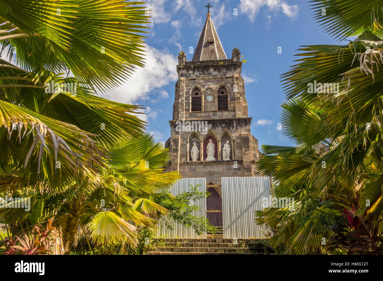 Roseau cathedral hi-res stock photography and images - Alamy