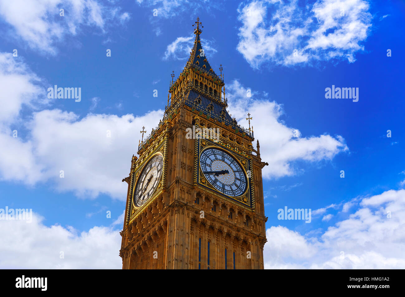 Big Ben Clock Tower close up in London at England Stock Photo - Alamy