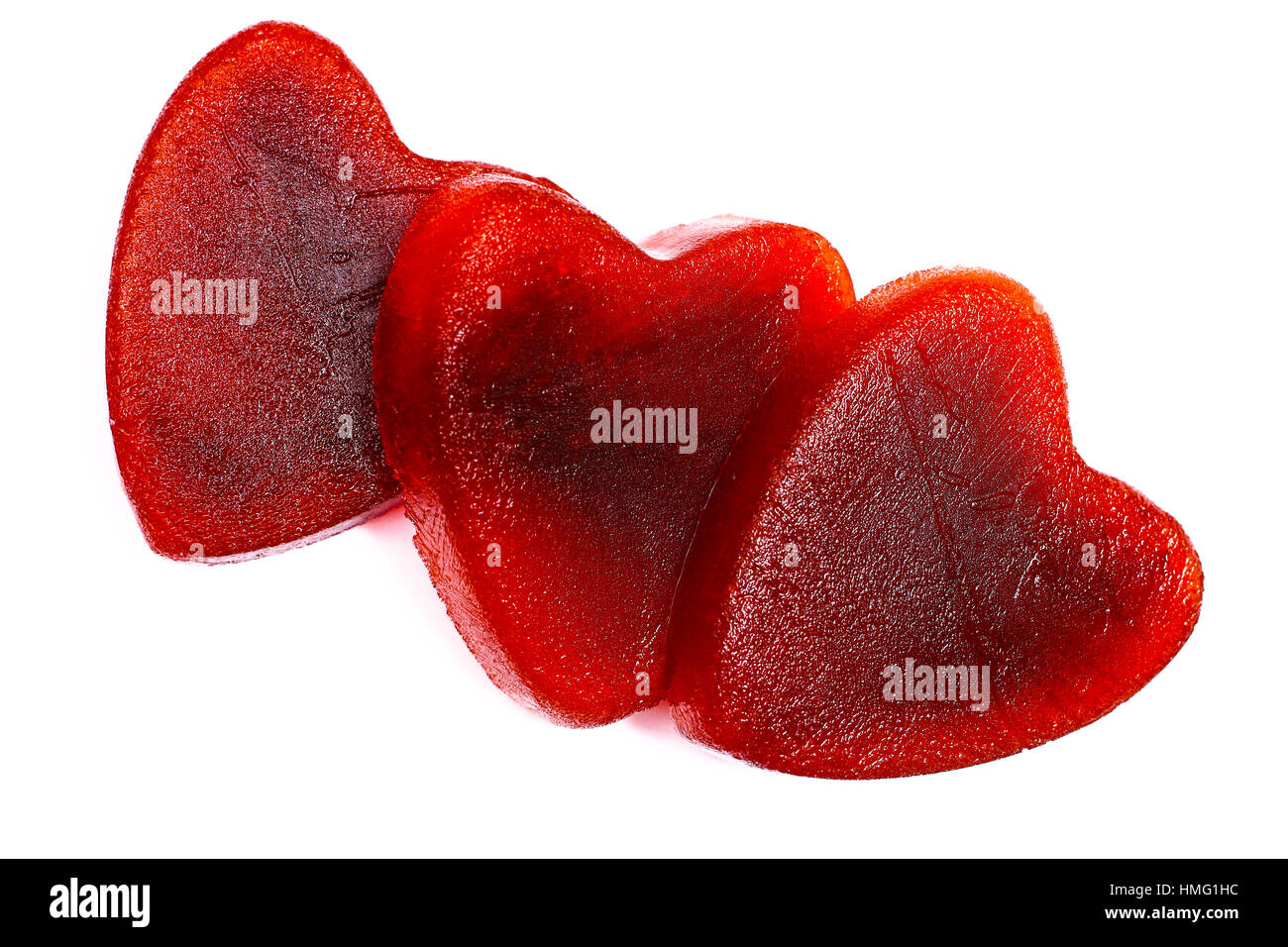 Romantic heart shaped ice isolated on a white background Stock Photo ...