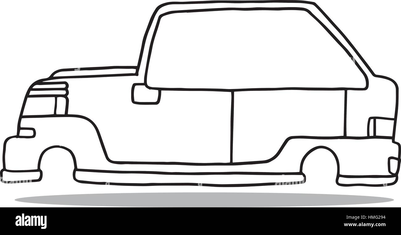 Hand draw collection car of transport Stock Vector Image & Art - Alamy