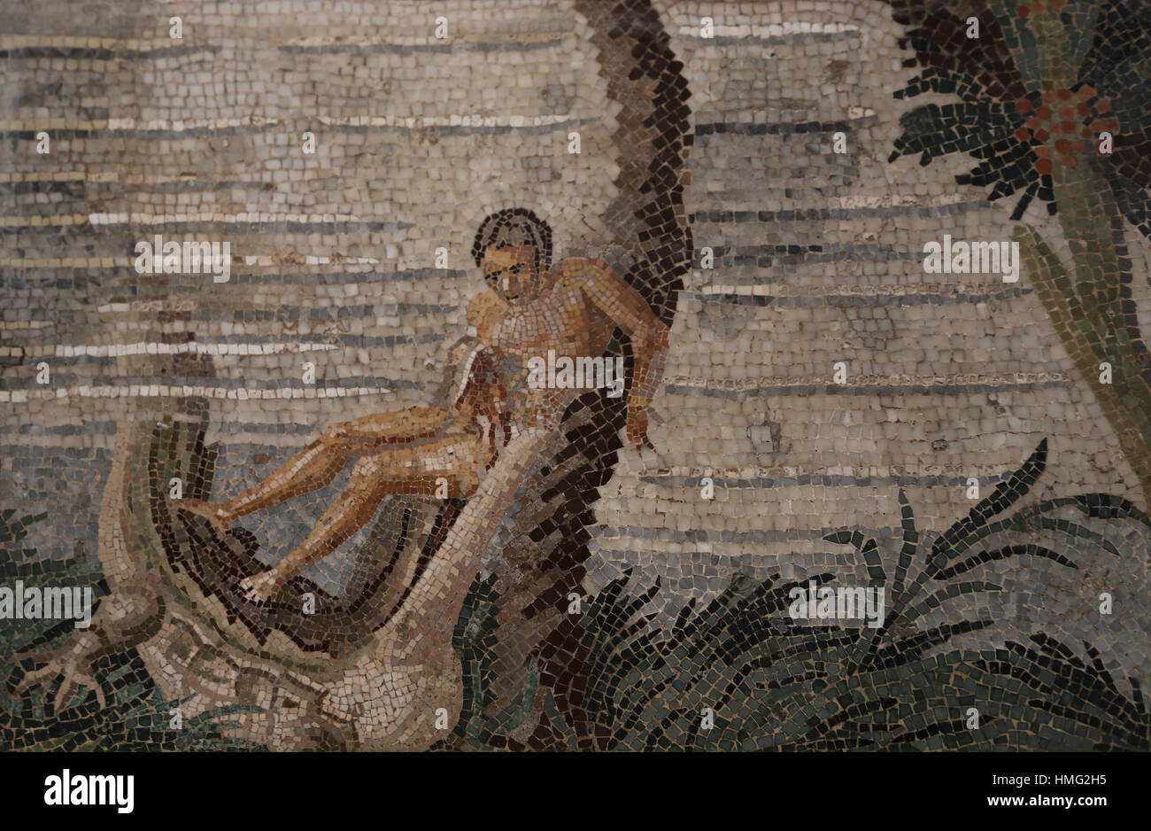 Roman mosaic nilotic landscape hi-res stock photography and images - Alamy