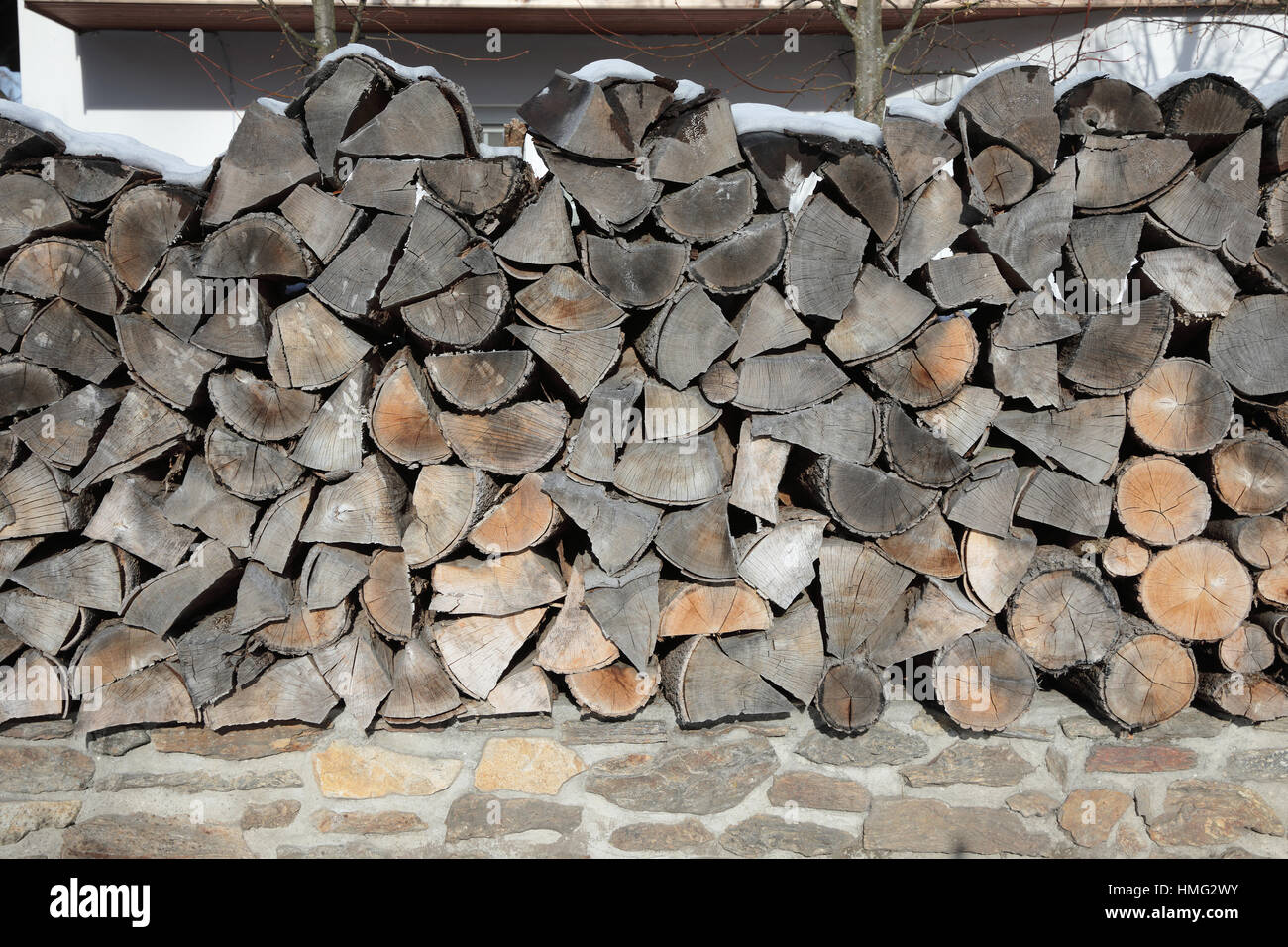 pattern of brown wood log background texture. Pile of wood logs ...
