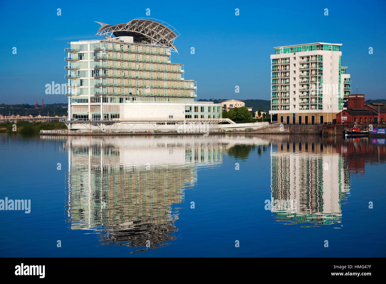 St Davids Hotel & Spa, Cardiff Bay, Wales, UK Stock Photo - Alamy