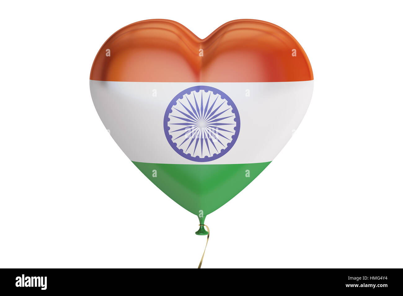 India 3d heart flag hi-res stock photography and images - Alamy