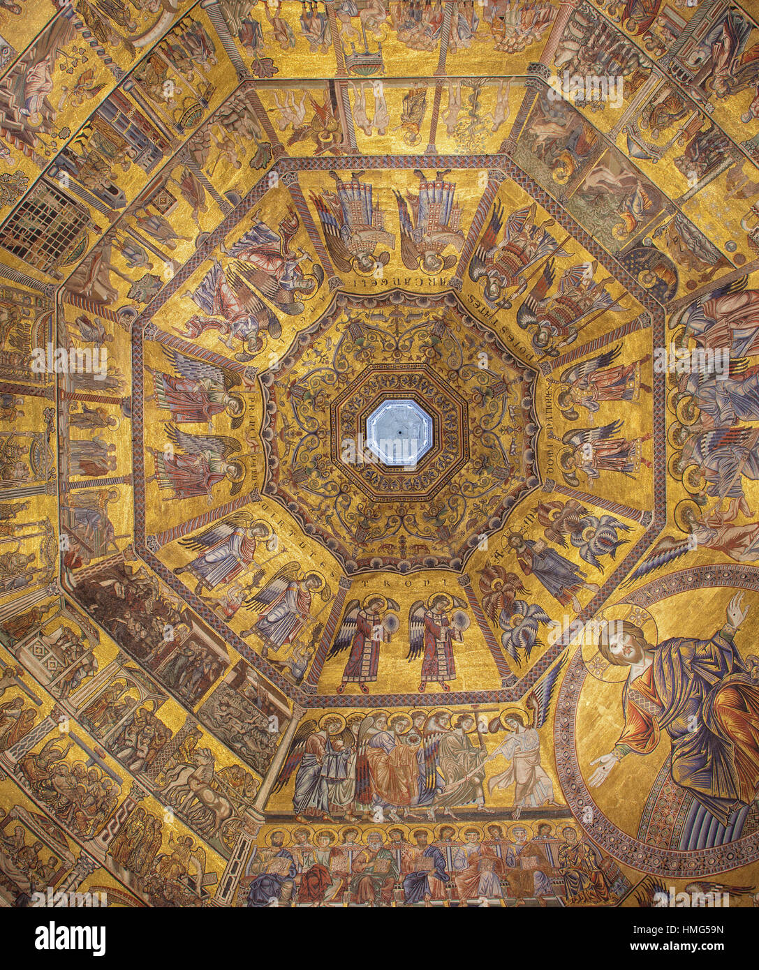 The Florence Baptistery, also known as the Baptistery of Saint John ...