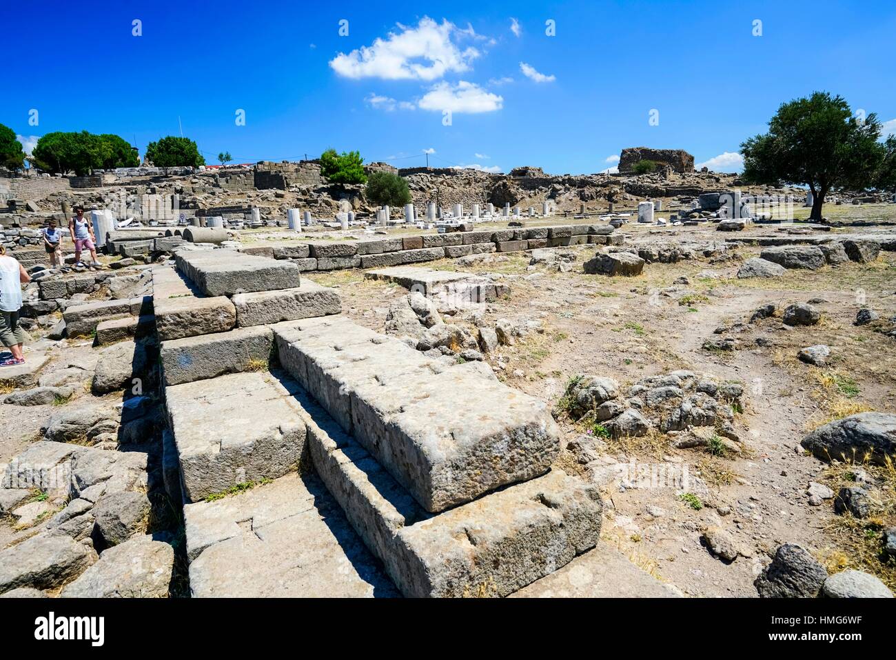 Pergamon. Ancient Greece. Asia Minor. Turkey Stock Photo - Alamy