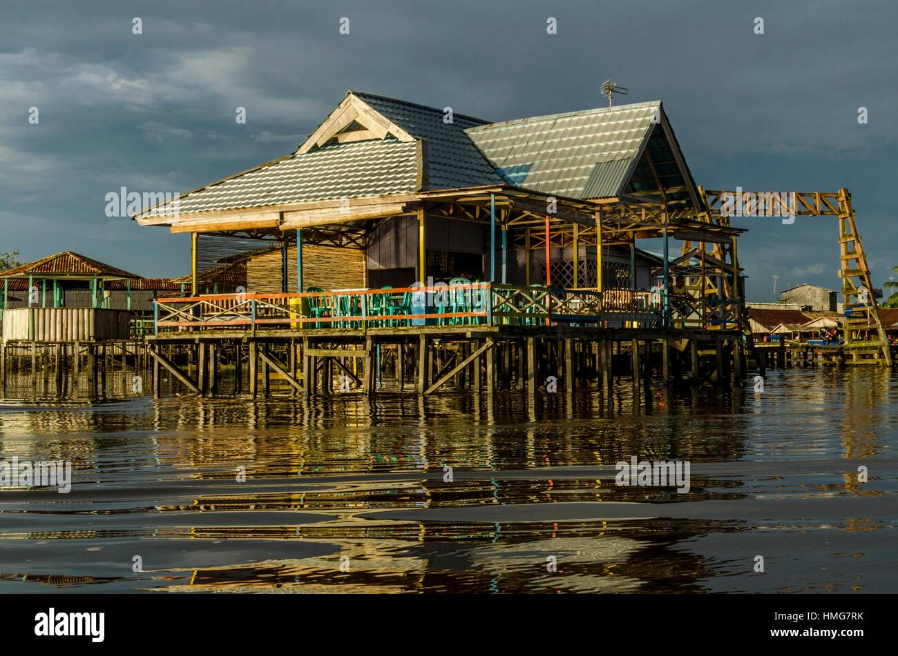 Kakap Fishing Village, Indonesia Stock Photo - Alamy