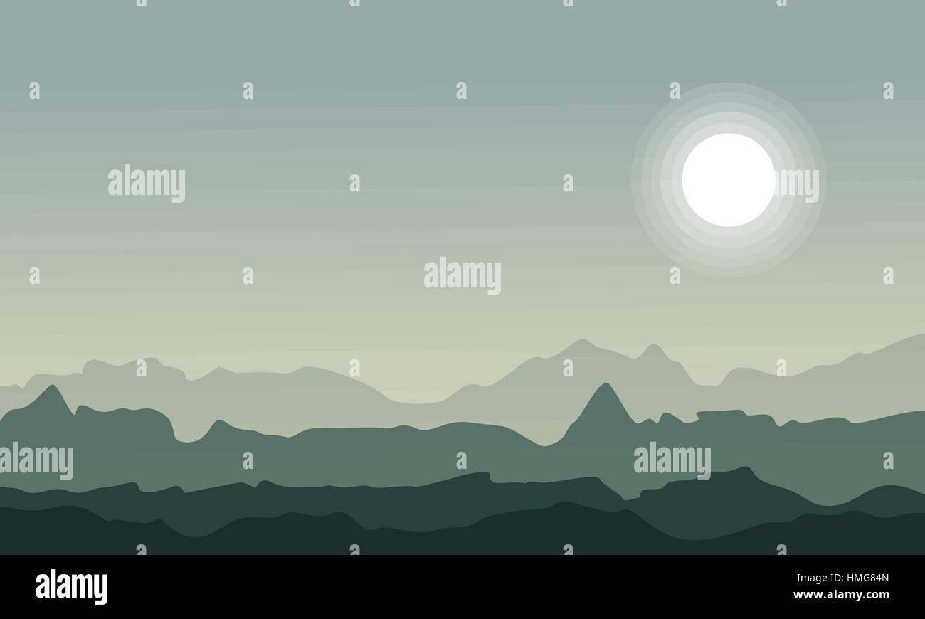 Landscape of desert vector art Stock Vector Image & Art - Alamy