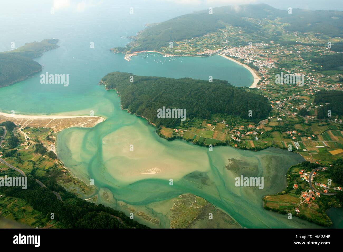 Ria coast galicia aerial hi-res stock photography and images - Alamy