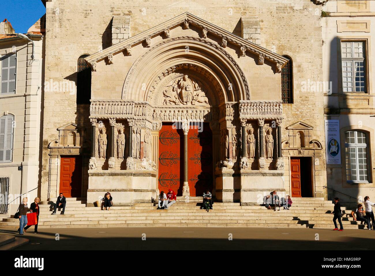 Facade st trophime arles hi-res stock photography and images - Alamy