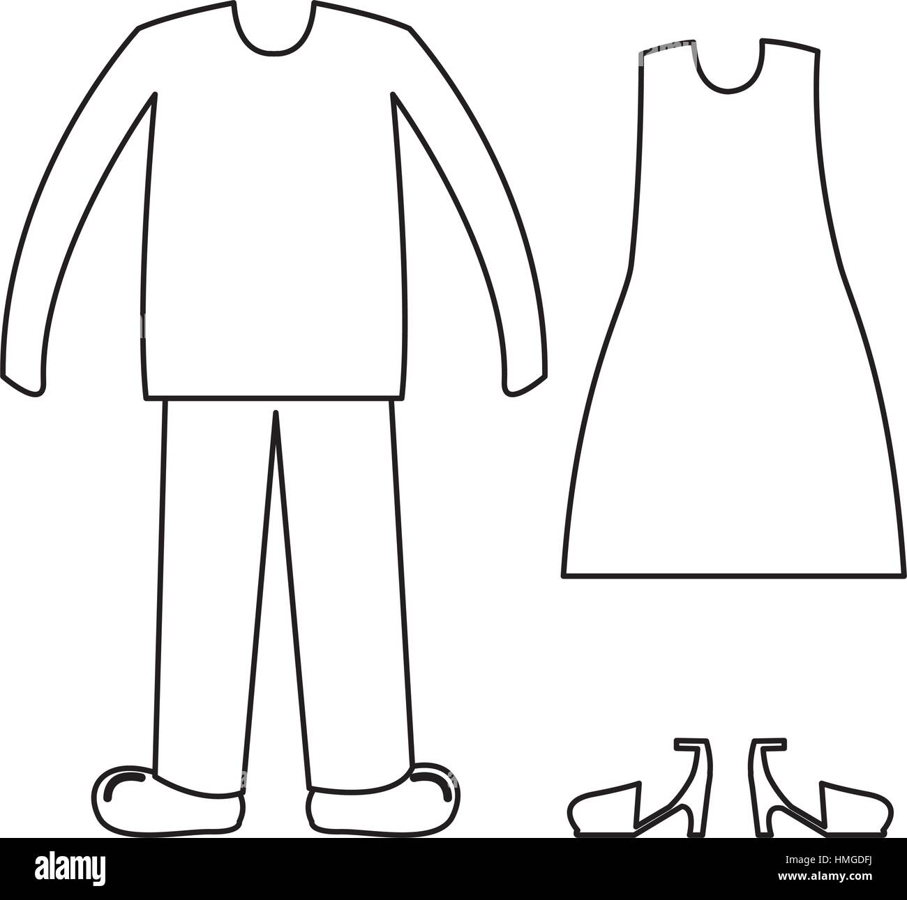 Casual Clothes Clipart