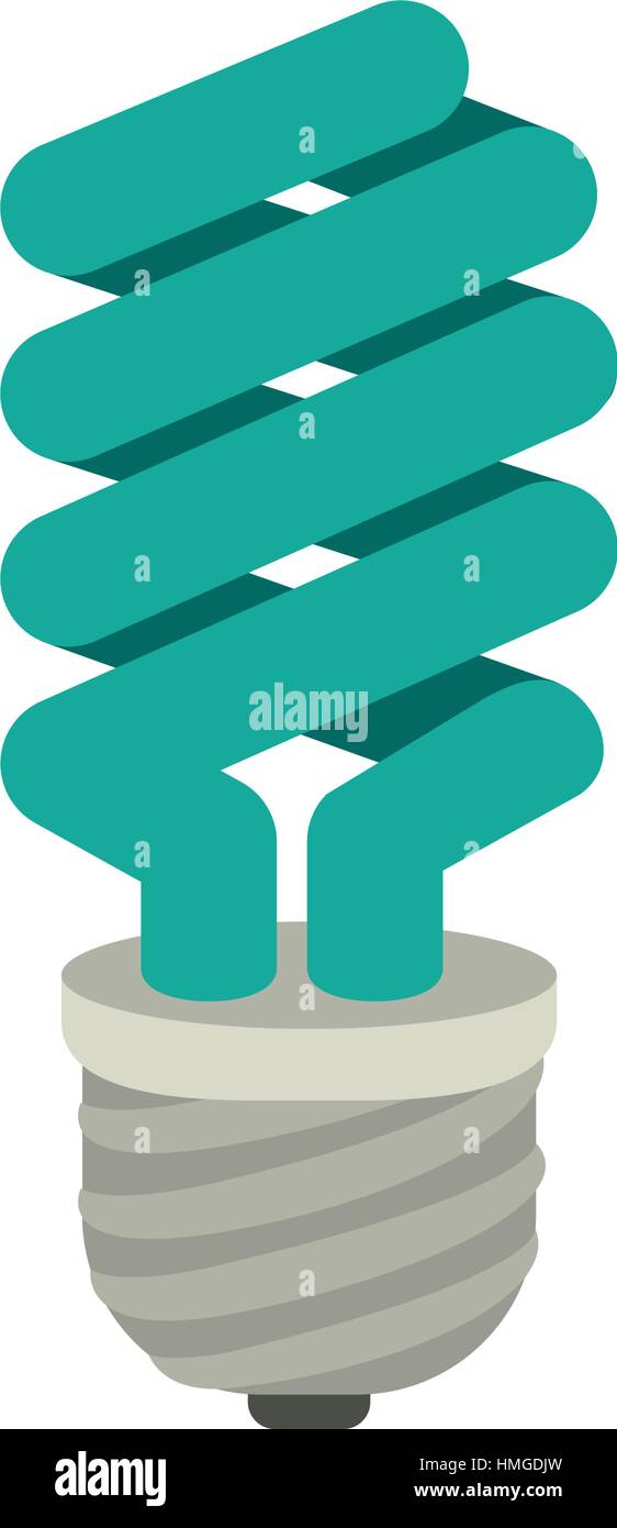 colorful silhouette modern light bulb off icon vector illustration ...