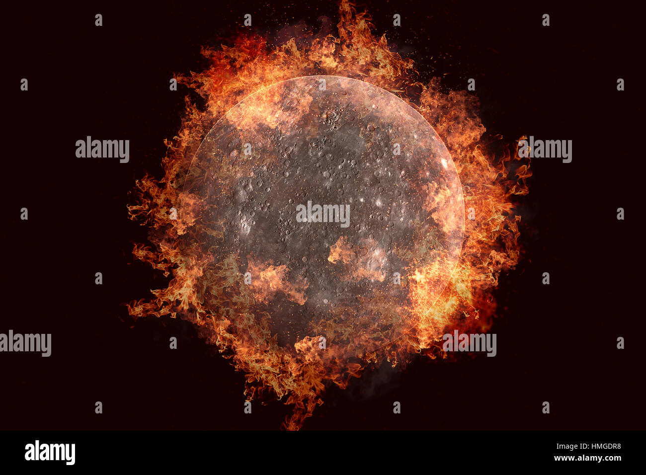 Exploding Planet Mercury