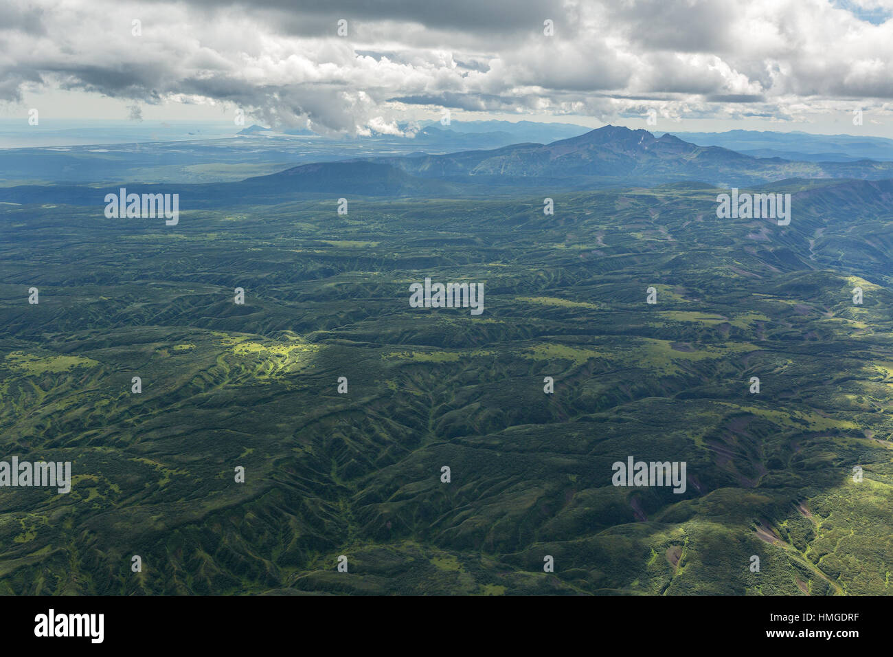 Caldera volcano Maly Semyachik. Kronotsky Nature Reserve on Kamchatka ...