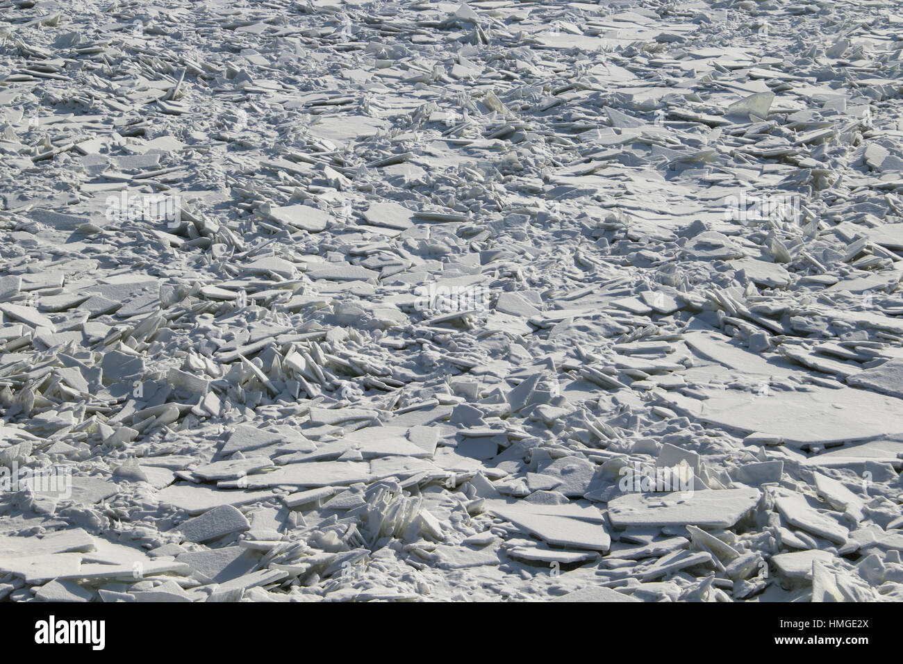 iceberg on frozen river Stock Photo - Alamy