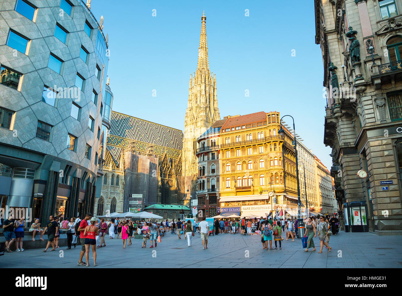 Vienna, The Stephansplatz Stock Photo - Alamy