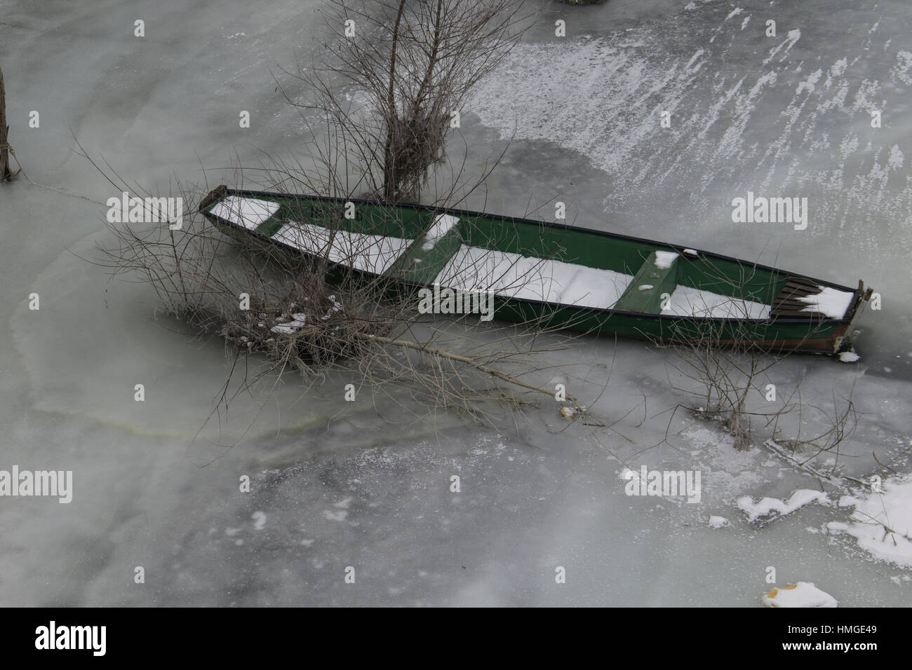 Frozen boat hi-res stock photography and images - Alamy