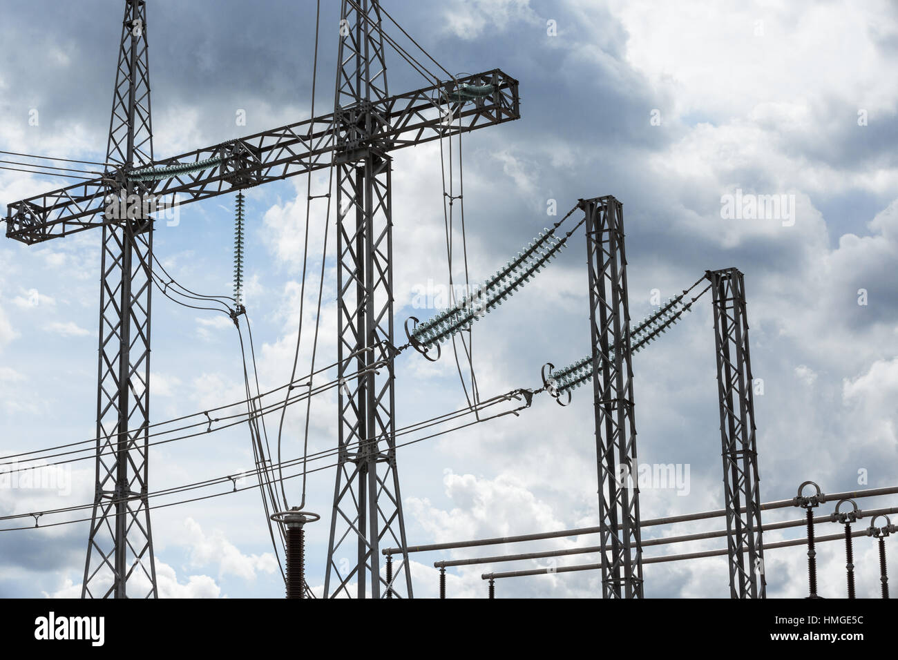 Electric power transmission lines. High voltage switchgear and ...