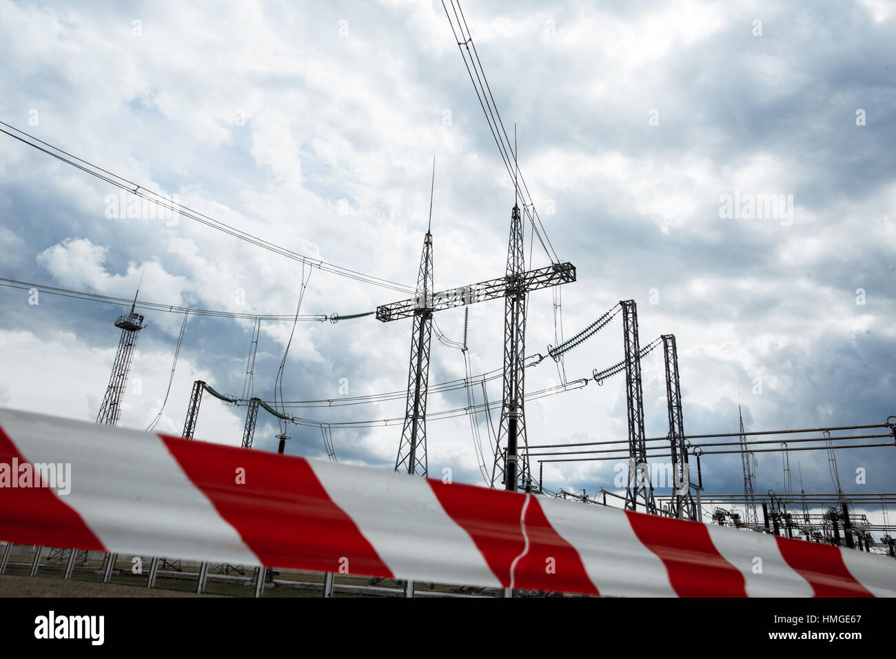 Electric power transmission lines. High voltage switchgear and ...