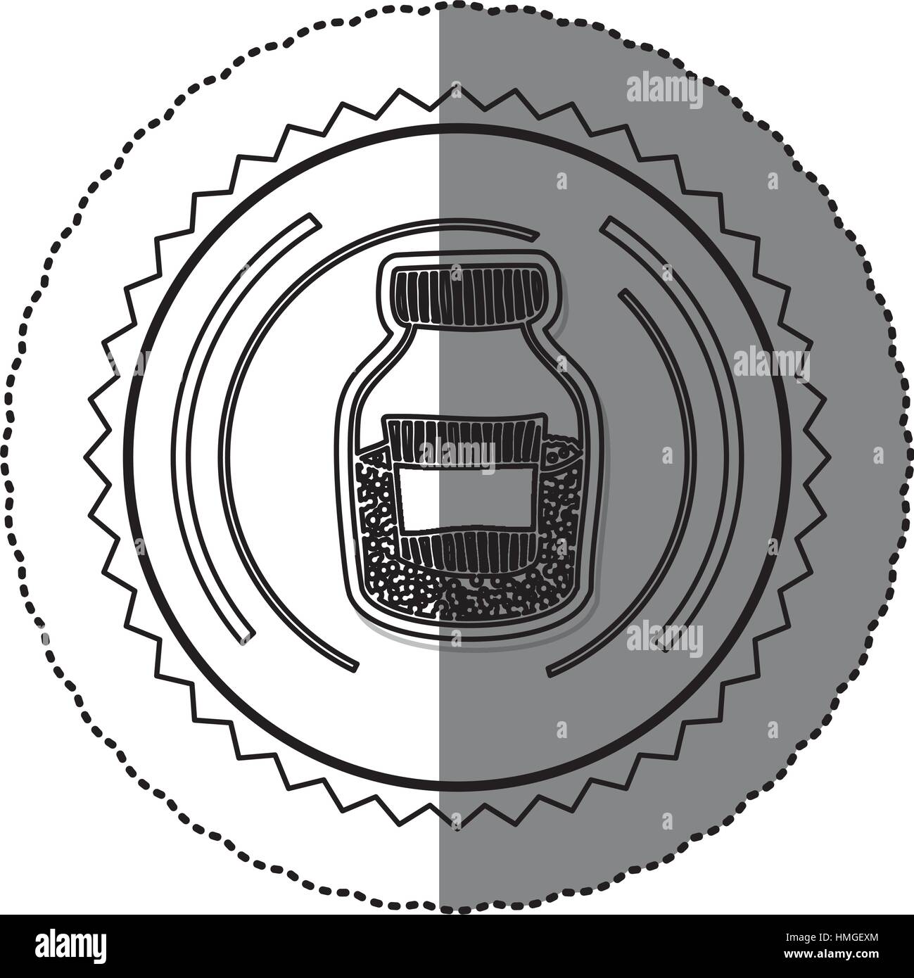 Half salt Stock Vector Images - Alamy