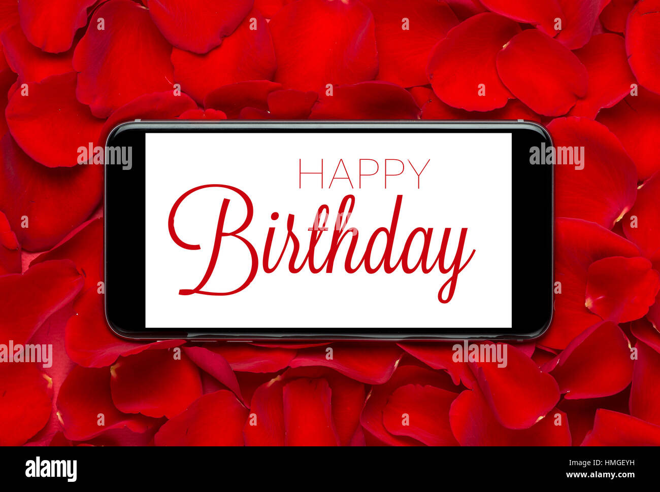 Happy birthday! on screen hi-res stock photography and images - Alamy