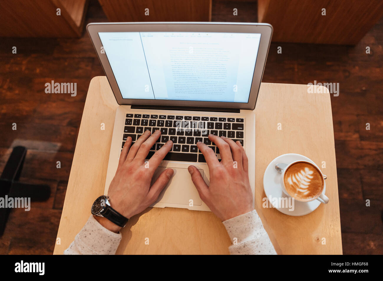 Man sitting computer only top hi-res stock photography and images - Alamy