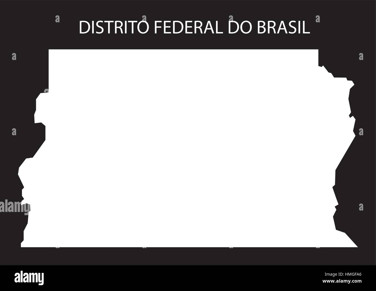 Distrito federal vector map hi-res stock photography and images - Alamy