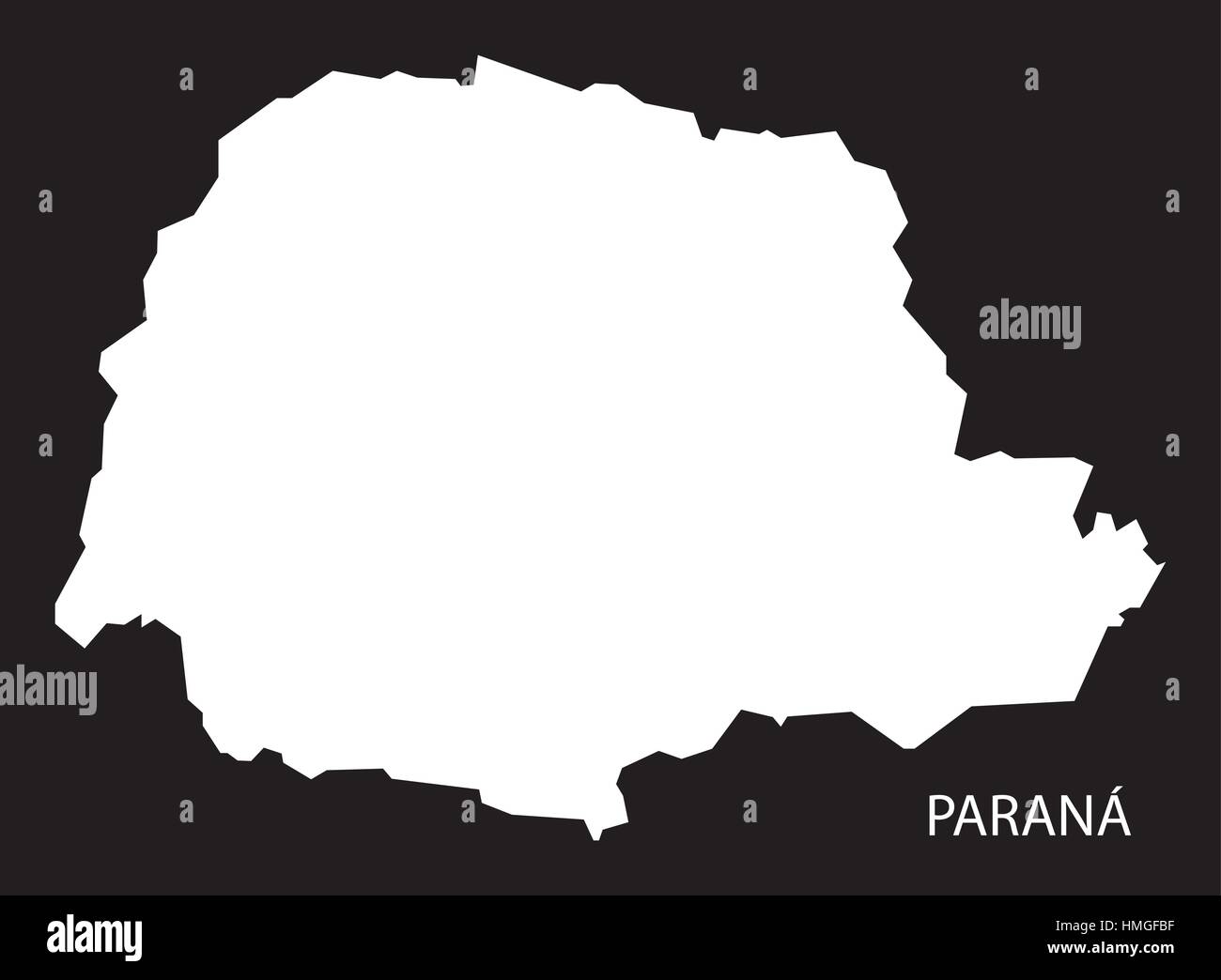 Map parana hi-res stock photography and images - Alamy