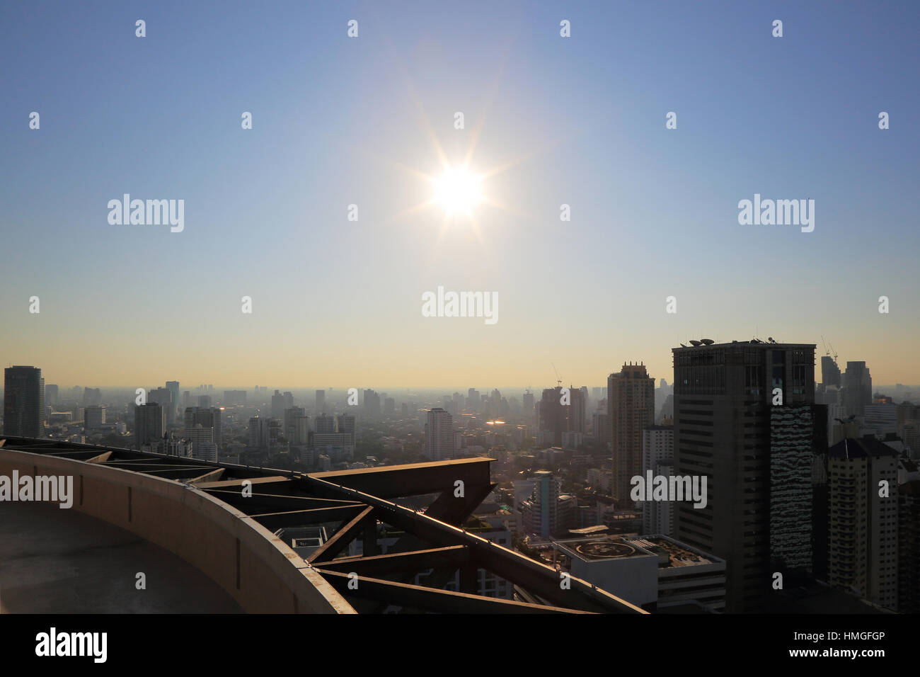City overview morning sunrise hi-res stock photography and images - Alamy