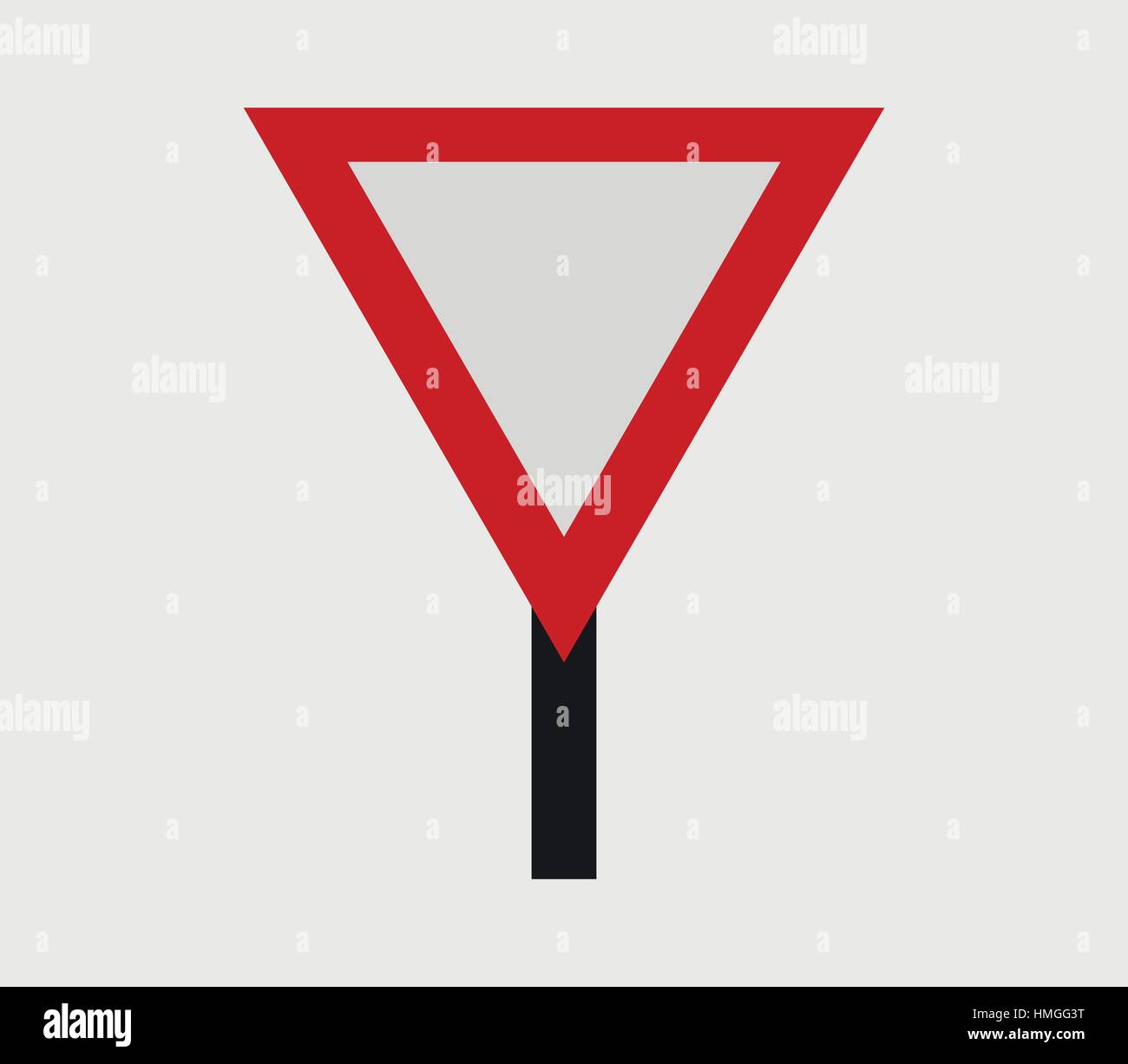 Road traffic icon precedence Stock Vector Image & Art - Alamy