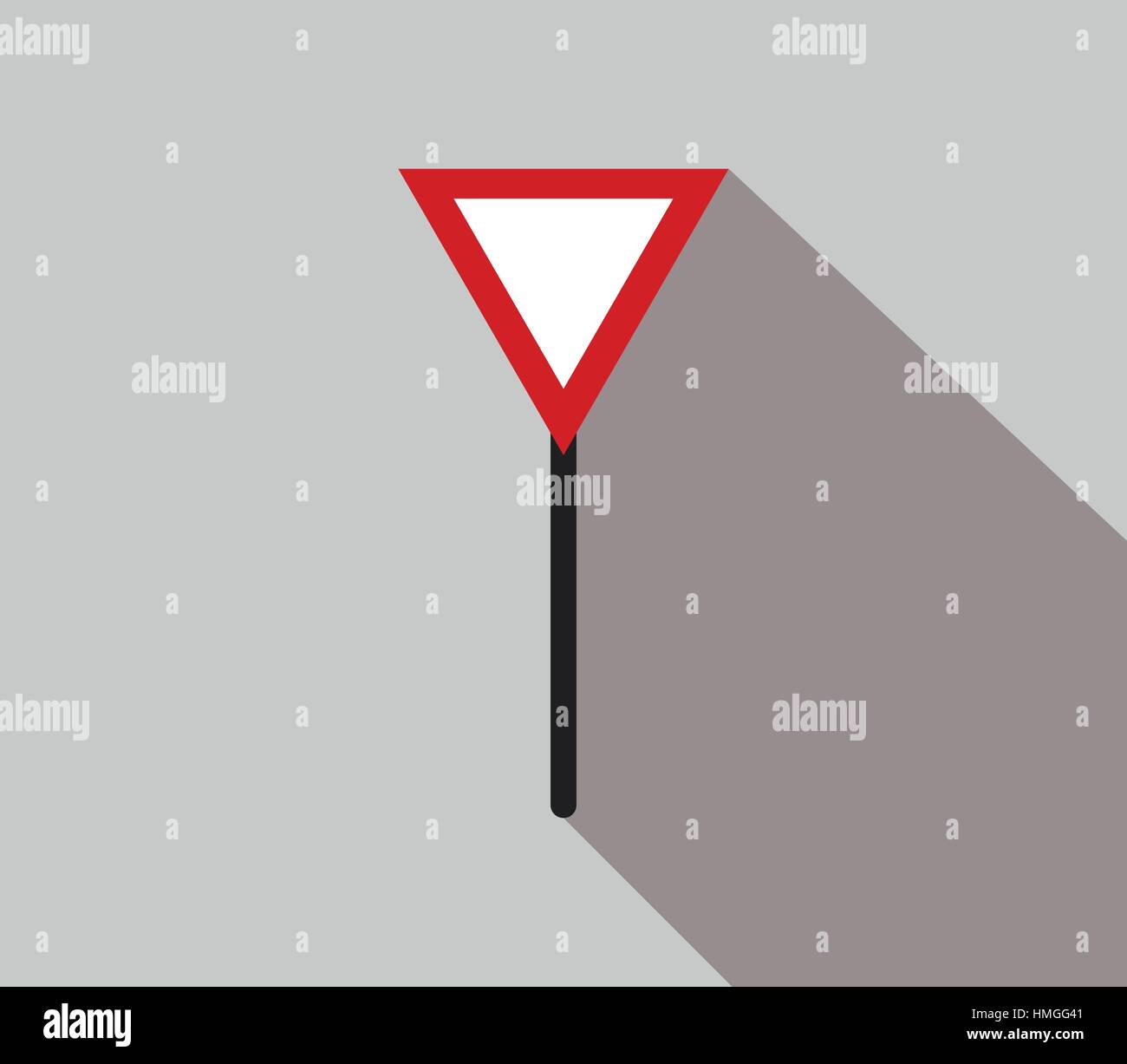 Road traffic icon precedence Stock Vector Image & Art - Alamy