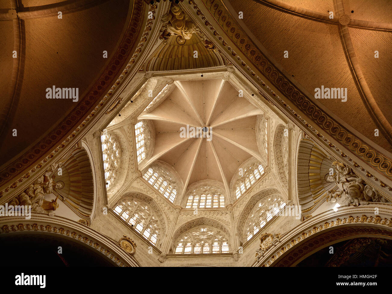 Octagonal ceiling of St.Mary Metropolitan Cathedral–Basilica of the ...