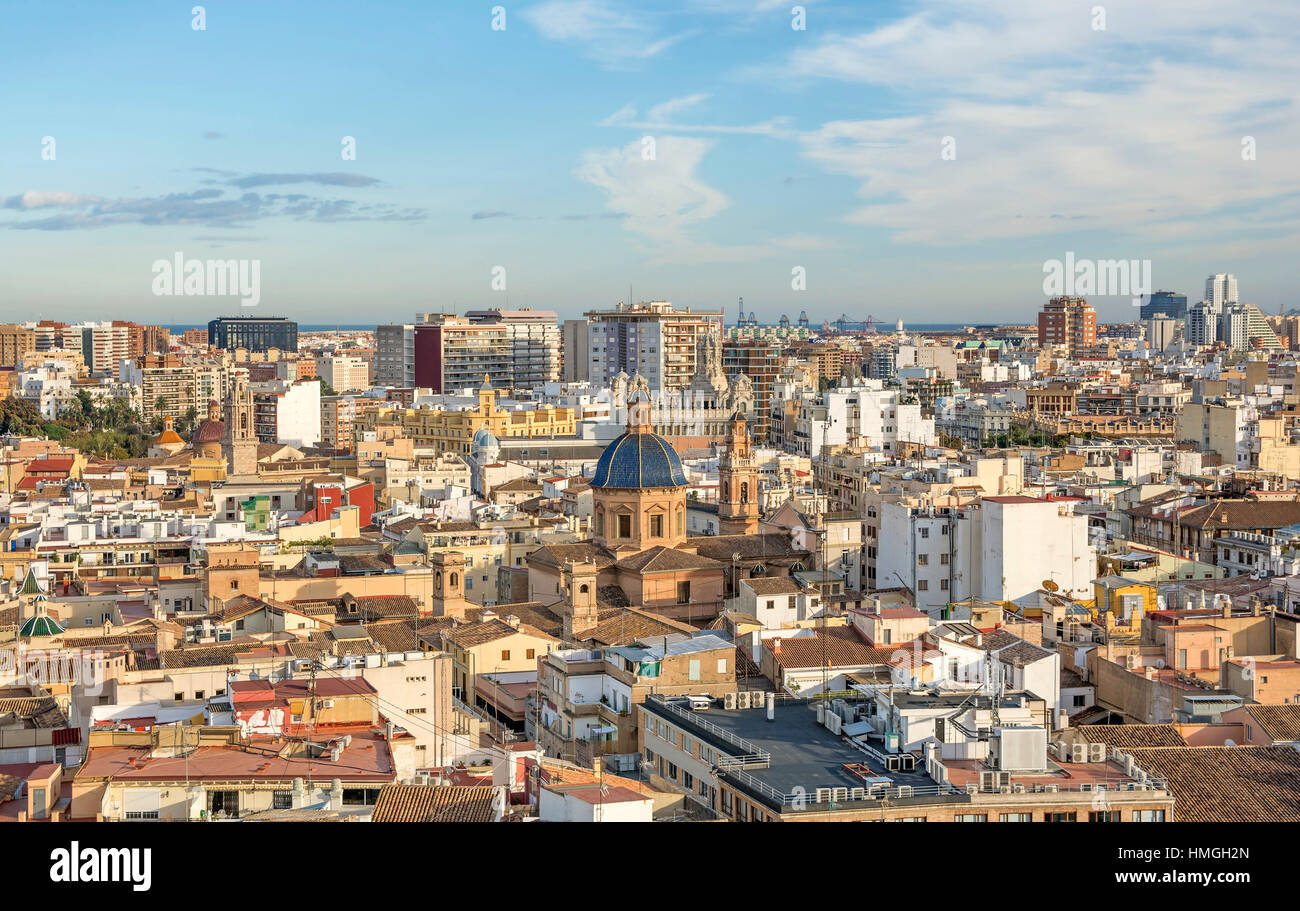 Valencia cathedral aerial hi-res stock photography and images - Alamy