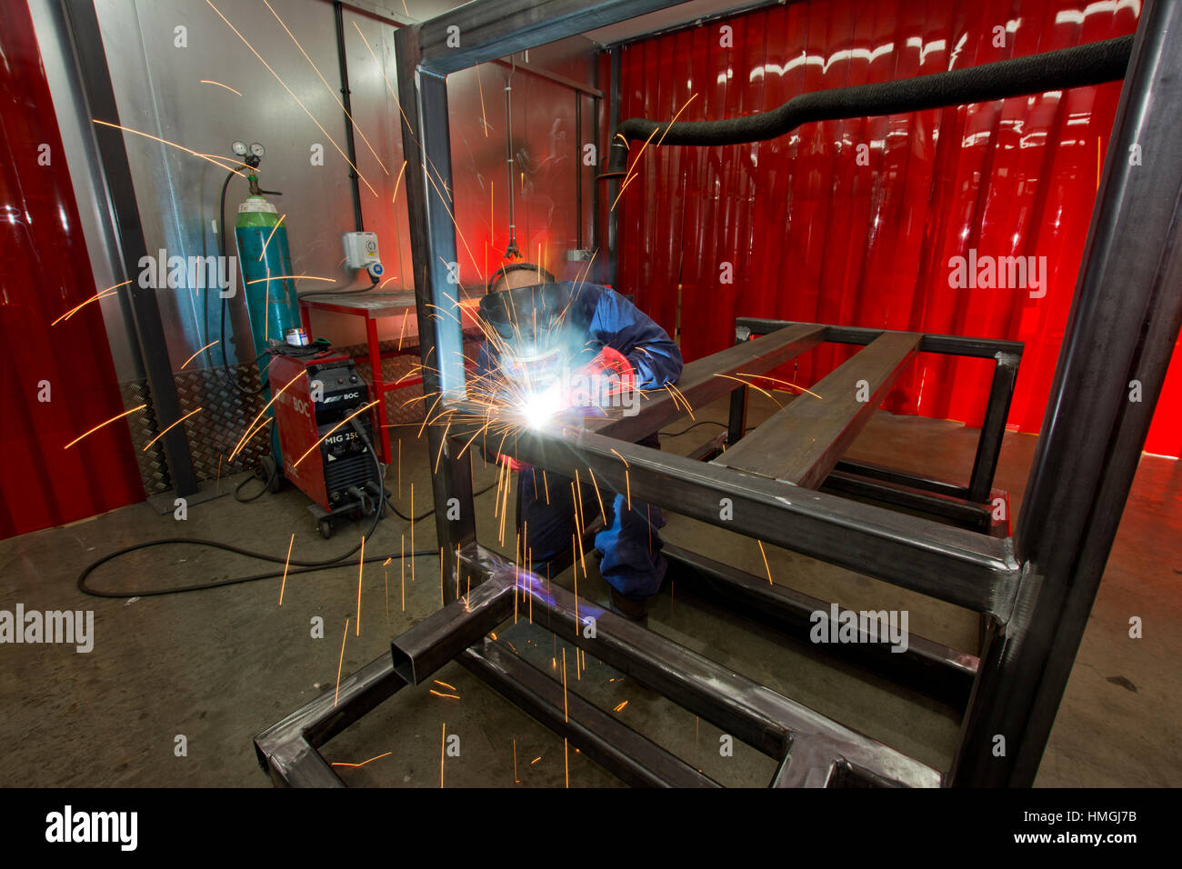 Fabrication of steel welding hi-res stock photography and images - Alamy