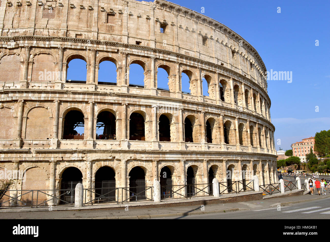 The historical Roman Colosseum Amphitheatre in Rome Stock Photo - Alamy