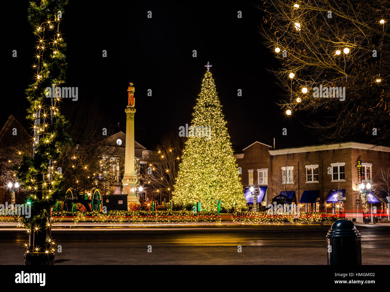 Tree Lights Small Town