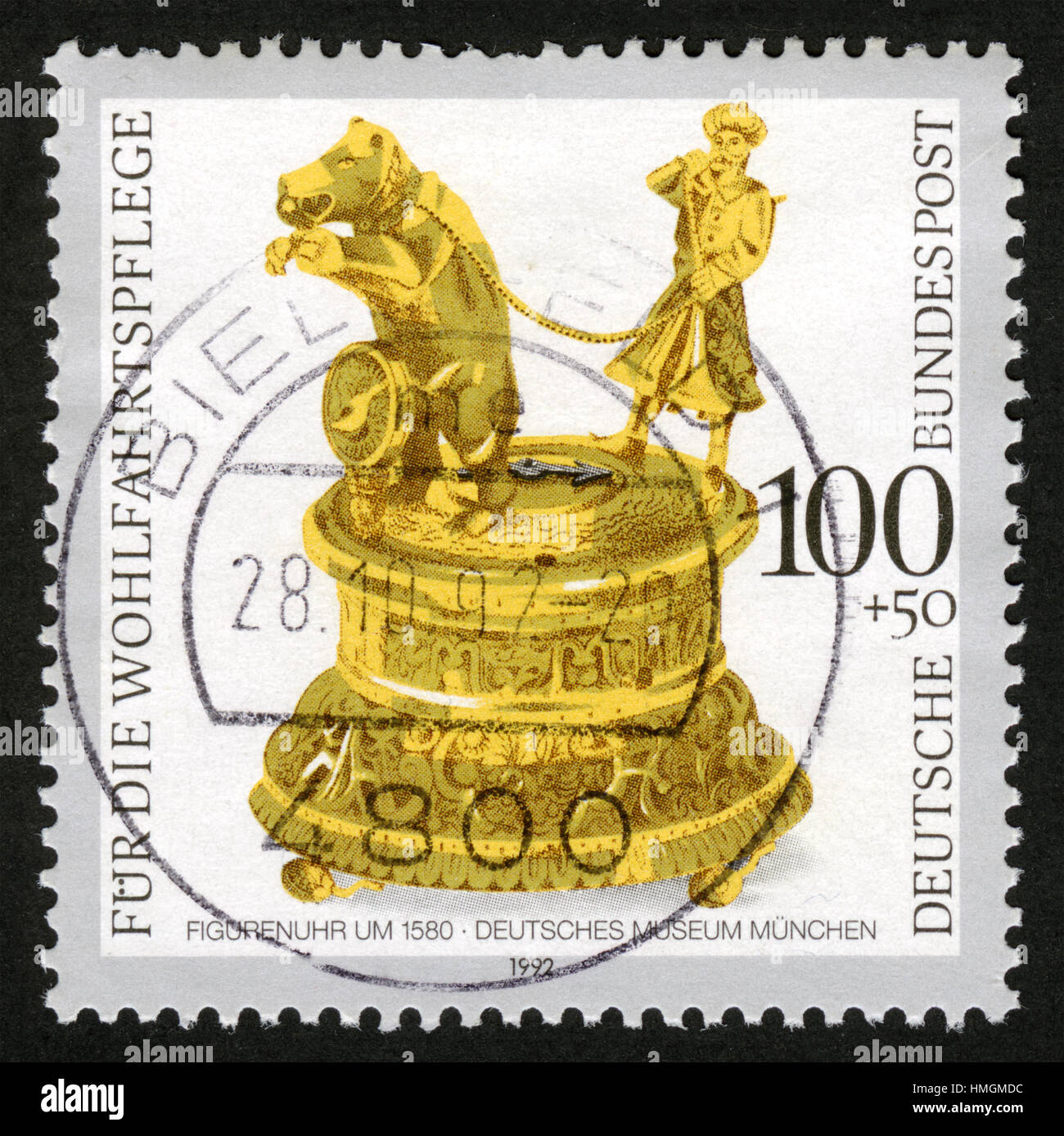 Germany postage stamp, Year 1992, watch 1580 Stock Photo - Alamy