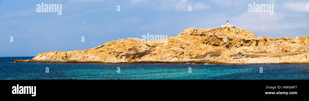 Corse - Corsica, France: seacost on the lighthouse of Pietra Stock ...