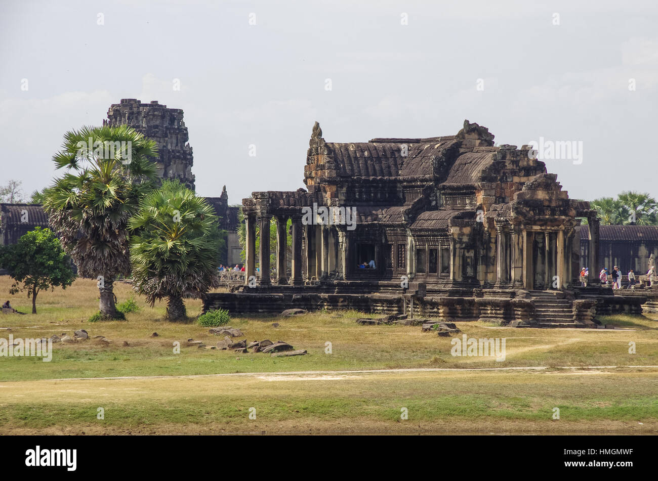 South Library of Angkor Wat - Khmer temple in Siem Reap province ...